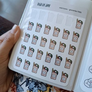 Polaroid Die Cut Vinyl Sticker Handmade Design Stickers for Planners ...