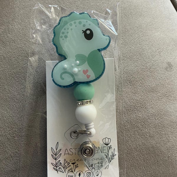 PACU Nurse Badge Reel, PACU Gift, Glitter Badge Reel, Cute Badge Reel ...