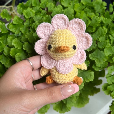 Crochet Flower Bunny Plushie PATTERN PDF - Etsy