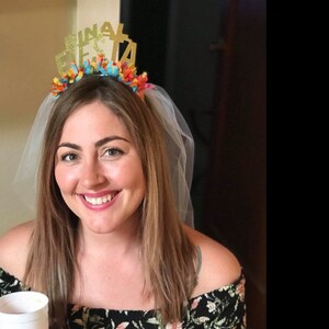 Final Fiesta Bachelorette Party Veil Mexican Bridal Shower Party Favor ...