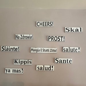 Prost Cheers Sign German Quote Home Bar Decor Oktoberfest | Etsy