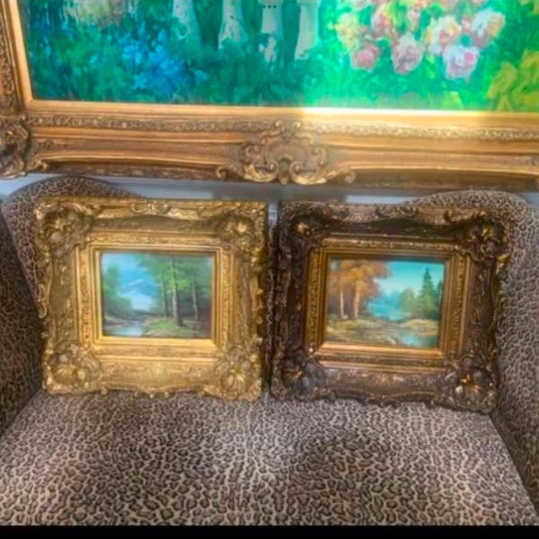 West Frames Napoleon French Baroque Rococo Ornate Wood Wall Picture ...