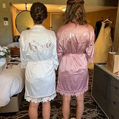 Bridesmaid Robes Getting Ready Robes Wedding Robes Bridal Party Robes ...