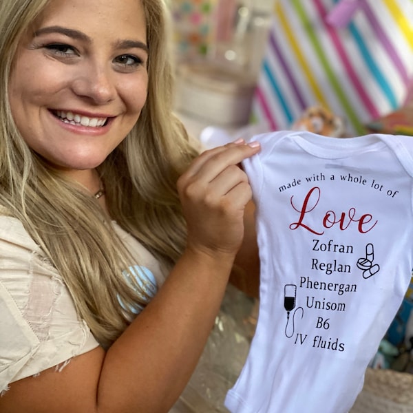 Hyperemesis Gravidarum, HG Awareness, Made With Love, Custom Baby ...