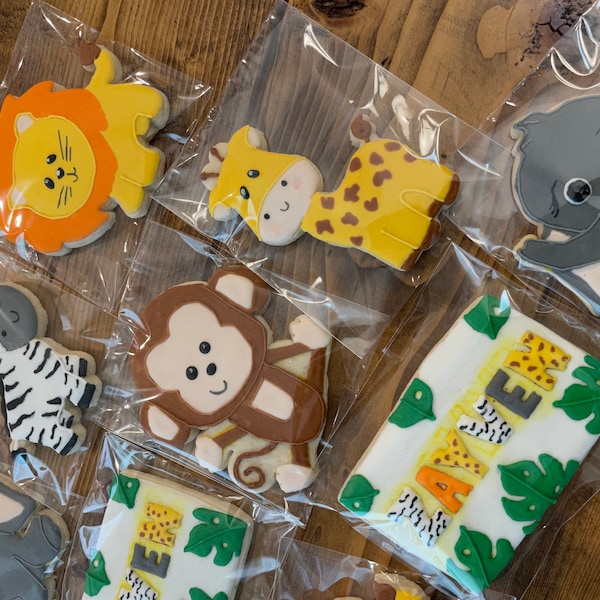 Jungle Animal Cookie Cutter Set, Safari Animals - Etsy