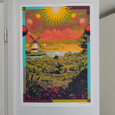 Deepsea Screenprint by Megan Handmade Silkscreen Print Poster With ...