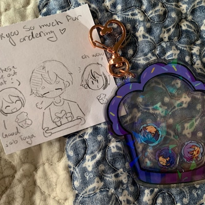 Project Sekai Vocaloid KAITO 2 Holographic Keychains - Etsy