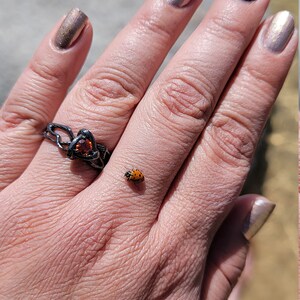 14kt Gold Over Emerald Spider Ring Victorian Jewelry Silver - Etsy