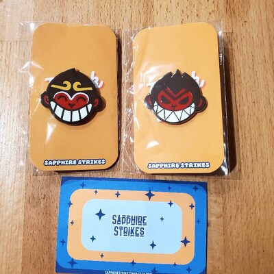 LMK: Sun Wukong and Macaque Logo Enamel Pin - Etsy