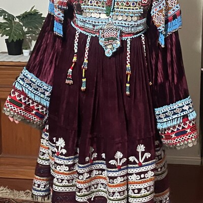 Elham Afghan Dress - Etsy UK
