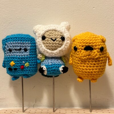 3-in-1 Adventure Time Crochet Pattern Bundle Finn Jake BMO Amigurumi ...