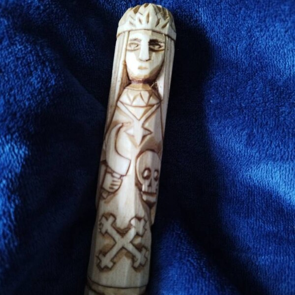 Slavic Gods and Goddess - CHERNOBOG, BELOBOG and MORANA. Wooden Gods an ...