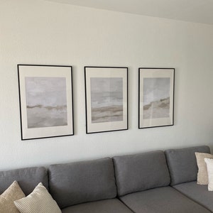 ART PRINT Valley View I, Blue and Green Wall Art, Abstract Nature ...