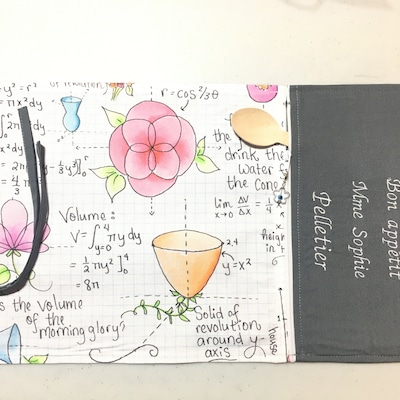 Gardening & Math Fabric Calculated Flowers Medium by Blairfully Made ...