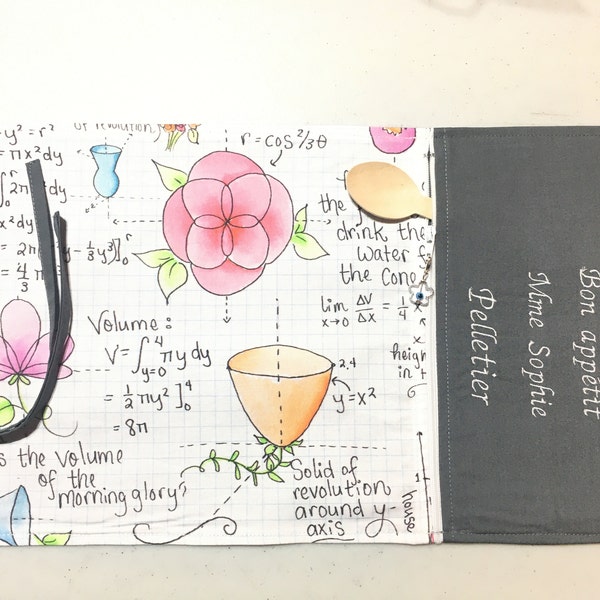 Gardening & Math Fabric - Calculated Flowers Medium by Blairfully Made ...