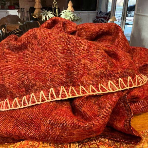 Wool Blanket / Extra Soft Yak Wool Knitted Blanket / Throw Travel / Lap ...