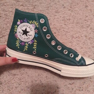 Convesr Chuck Taylor Embroidered Personalized/custom Converse - Etsy