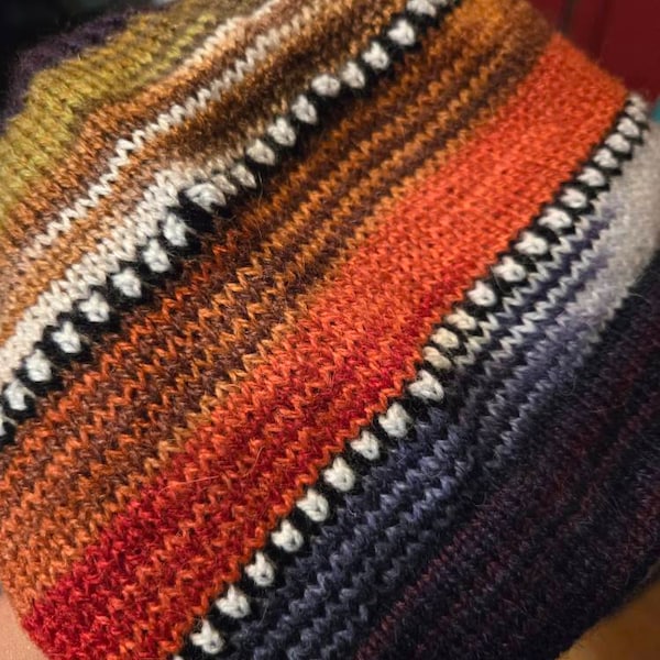 Colorful Alpaca Wool Beanie: Handmade Peruvian Style Knit Hat - Etsy