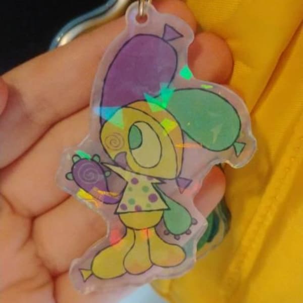 Looey Dandy’s World CLEAR Rainbow Keychain - Etsy New Zealand