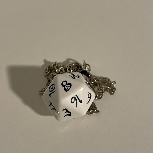 Amethyst Gamescience D20 Dice Necklace - Polycarbonate Tabletop Gaming ...