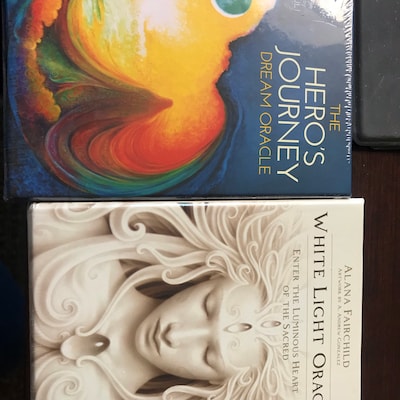 White Light Oracle Cards & Guidebook Set Tarot Card Deck Book Kit ...