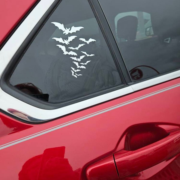 Bat Decal Bats Goth Car Accessories Spooky Bitch Goth Car Decor Goth ...