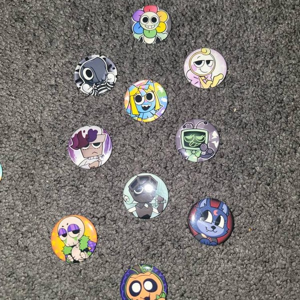 Dandy’s World Halloween Toon Buttons! - Etsy