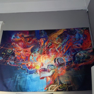 Android Jones Forward Escape Dave Tipper Tapestry by Third Eye ...