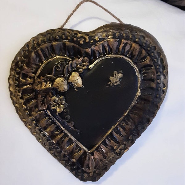 Primitive Salt Box House, Rectangle Door, Shelf Sitter, Wood and ...