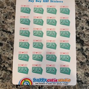 20 Cute Mood Tracker Planner Stickers | Etsy