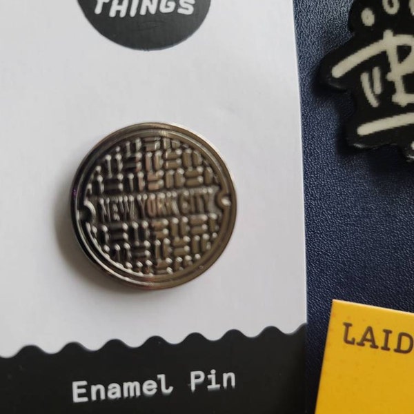 NYC Sewer Enamel Pin - Etsy
