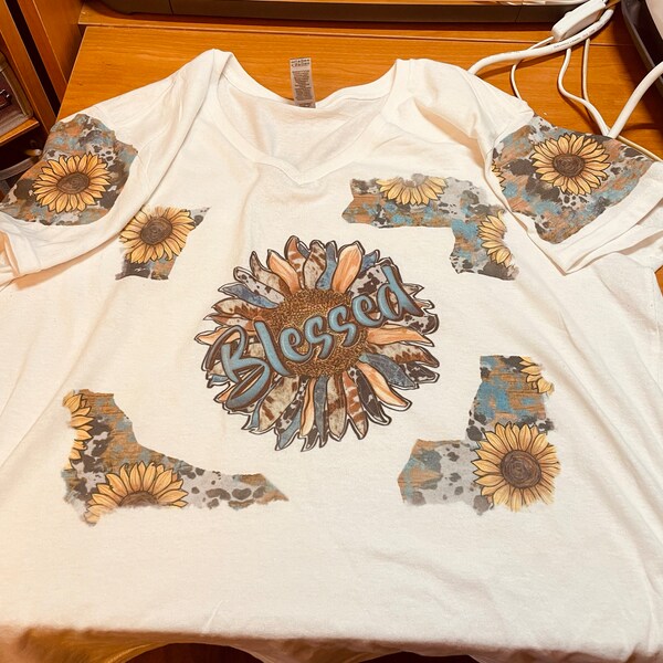 Cowhide Sunflower Western Distressed Background Png Design, Cowhide ...