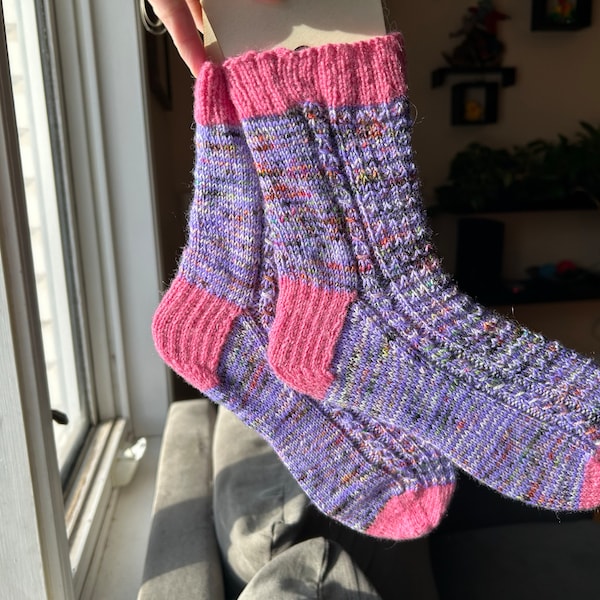 Stillwater Sock Knitting Pattern - Etsy