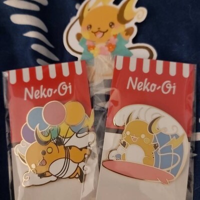 Cute Cat Embroidered Tag Keychain Kawaii Neko Jet Tags tamago, Sakura ...