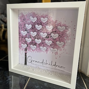 Personalised Family Tree Frame Family Tree Gift Christmas | Etsy