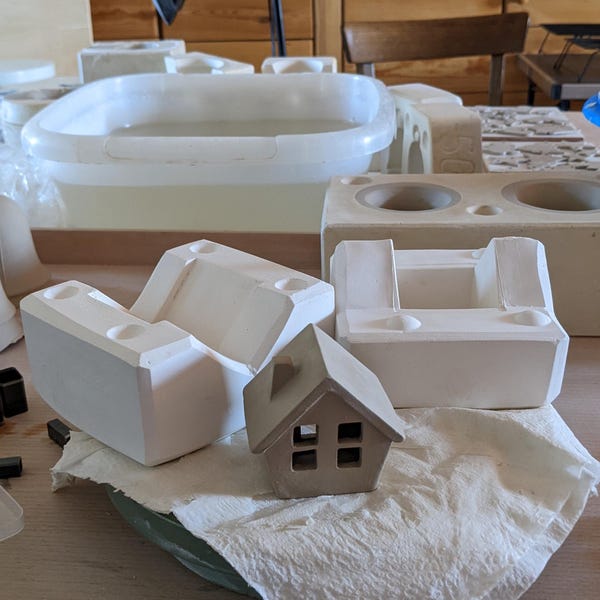 Mug Mold, Slip Casting Mold Ceramics and Porcelain, Craft Kit,plaster ...