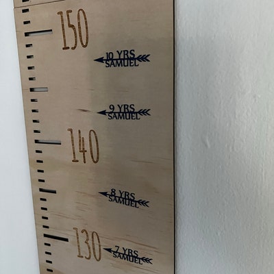 Personalised Height Chart Markers Vinyl Decals - Etsy