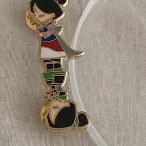 Mulan Inspired Hard Enamel Flip-pin - Etsy