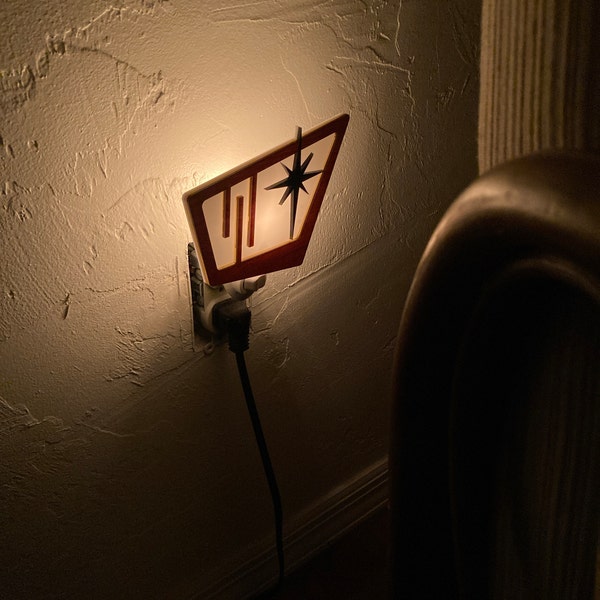 Mid Century Modern "starlite" Night Light | Retro Decor | Atomic Era ...
