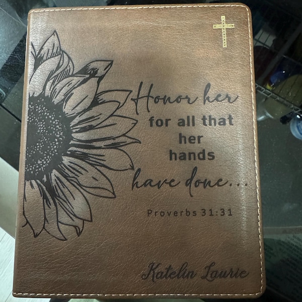 Personalized ESV Bible Custom Bible Engraved English Standard Version ...