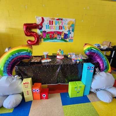 Numberblocks Glasses 7 Party Favor/photo Prop Svg Png - Etsy