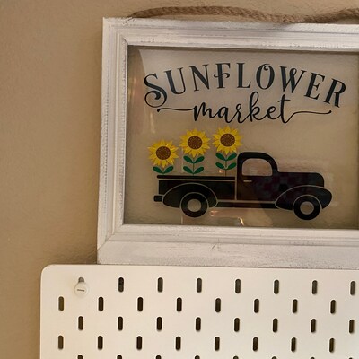 Sunflower Market SVG Download. Fall Decor Sign Design Svg. - Etsy