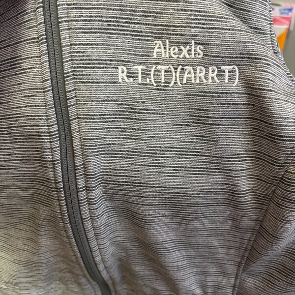 Radiology Nurse Jacket CT Embroidered Radiologist Custom Personalized ...