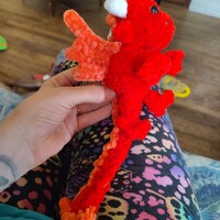 Diddy Dex the Palm Sized Snuggler Dragon Crochet Pattern Amigurumi ...