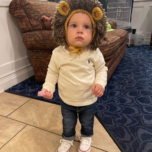 Baby Lion Hat & Tail, Lion Costume, Leo the Lion, King of the Jungle ...
