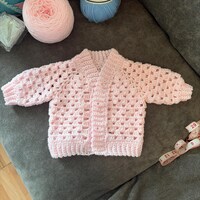 CROCHET PATTERN & VIDEO/ Mini Pop Cardigan Crochet Pattern / Easy Top ...