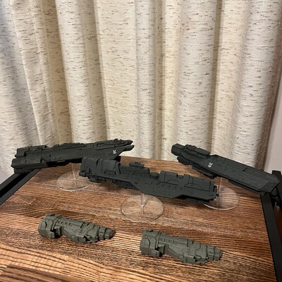 HALO Fleet Battles UNSC Ships of the Line - Etsy