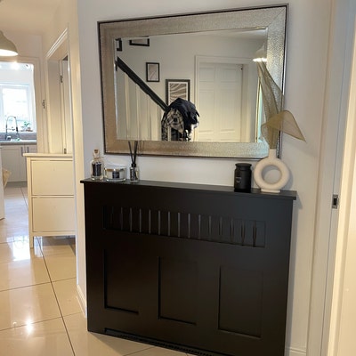 Bespoke Mirrored Radiator Cover Custom UK New Design Black - Etsy