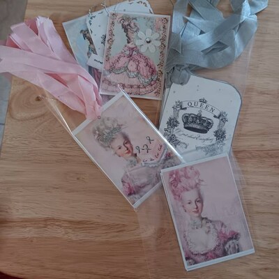LOVELY Gift Tags French Country Glitter FRENCH Market 8 - Etsy
