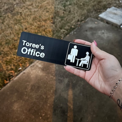 Personalized Door Sign From Tv Show the Office Your Names Office 3D ...